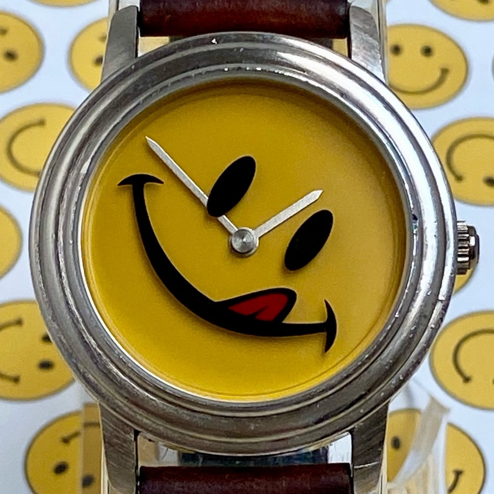 Vintage 1996 Joe Boxer X Timex Animated Smiley Face M… - Gem